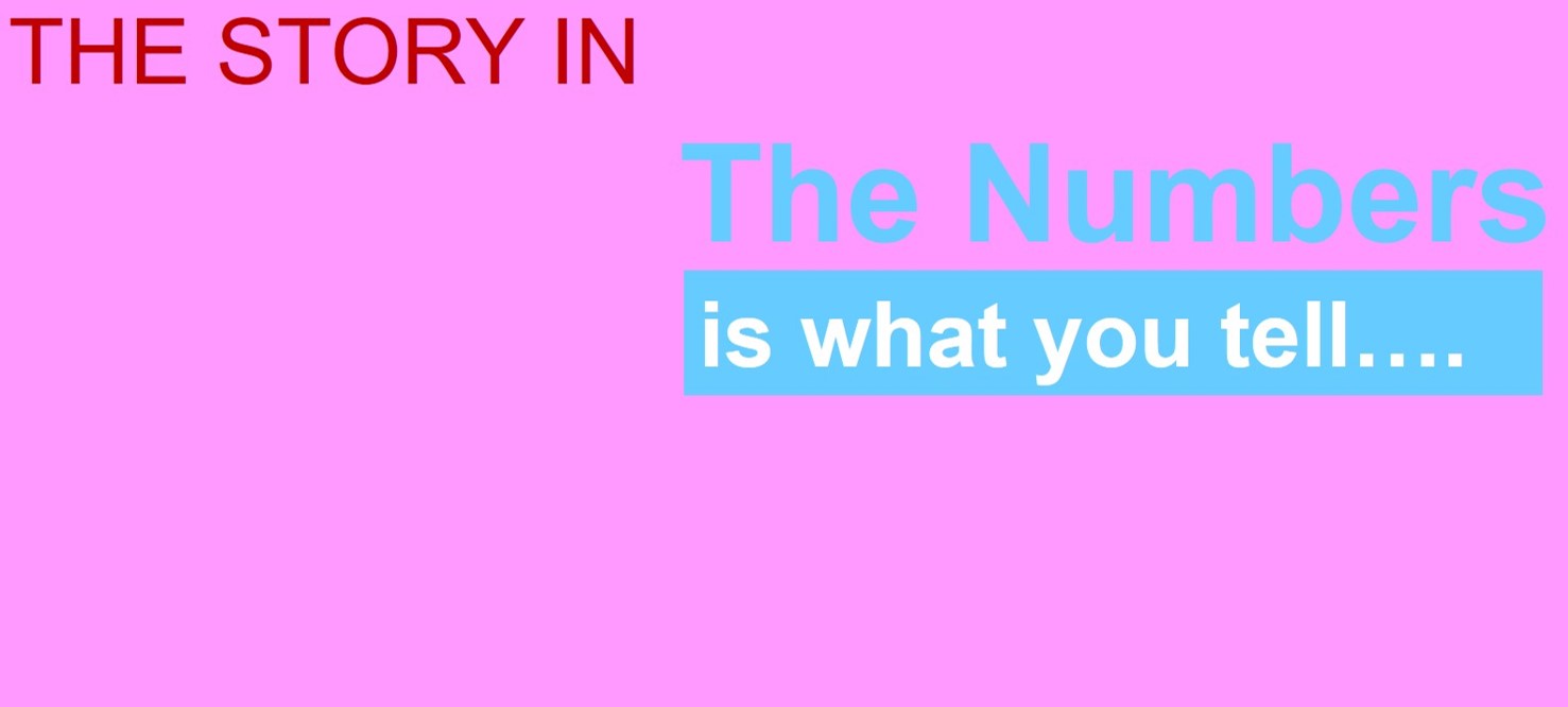 Numbers (KPI’s) tell stories, it depends what kind of story you want to ...